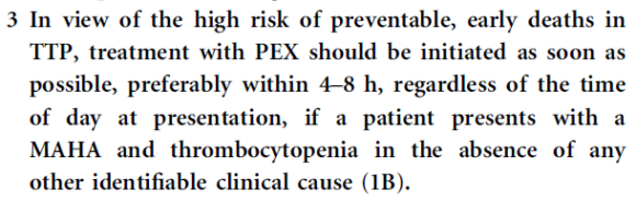Is thrombotic thrombocytopenia purpura (TTP) a medical emergency? • The ...