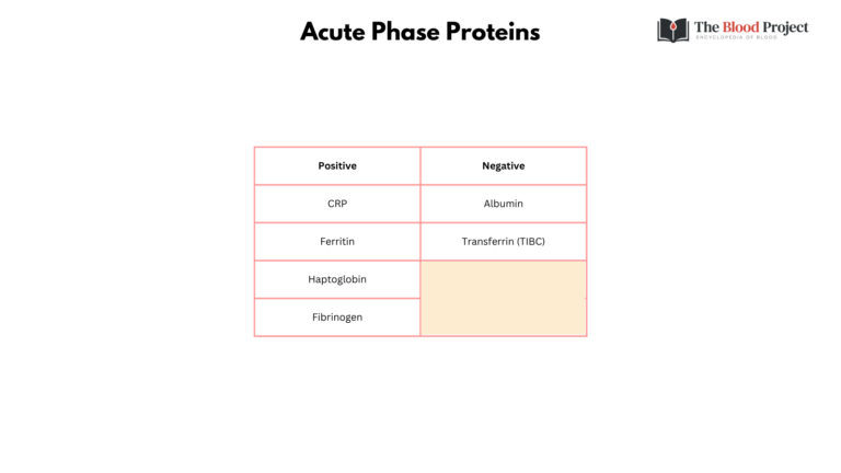 Acute Phase Proteins • The Blood Project