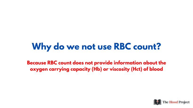 RBC Count • The Blood Project