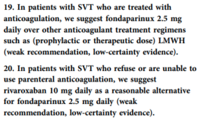 Superficial Vein Thrombosis: To Anticoagulate or not to Anticoagulate ...