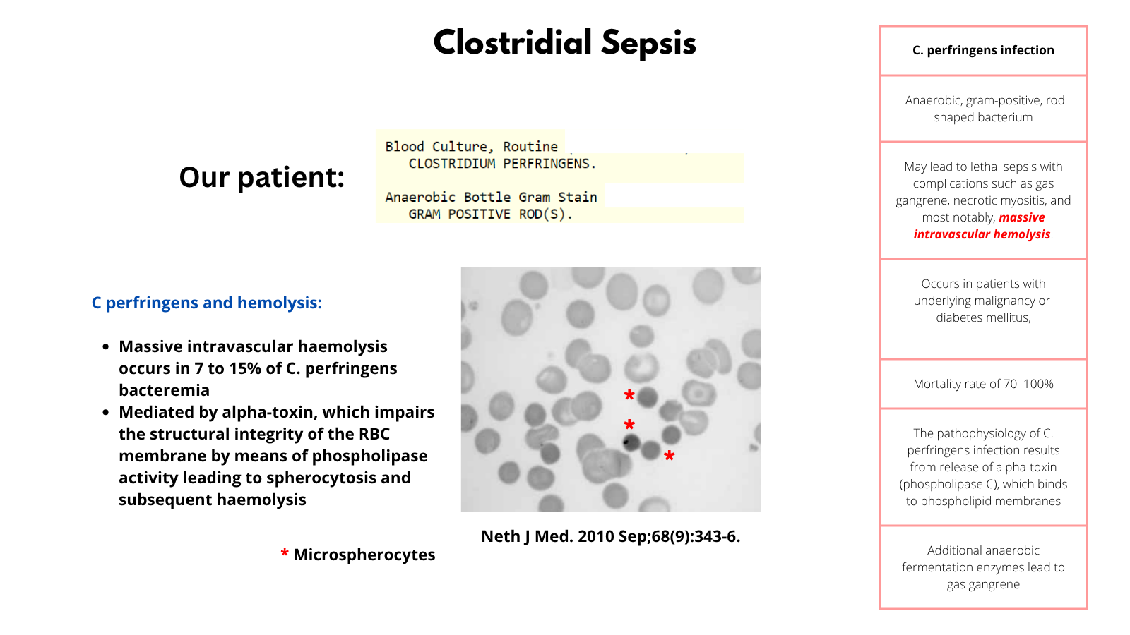 Clostridial Sepsis • The Blood Project