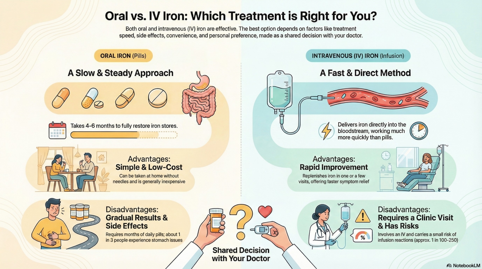 Understanding Oral vs. Intravenous (IV) Iron Therapy • The Blood Project