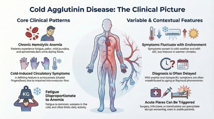Clinical Presentation of Cold Agglutinin Disease • The Blood Project
