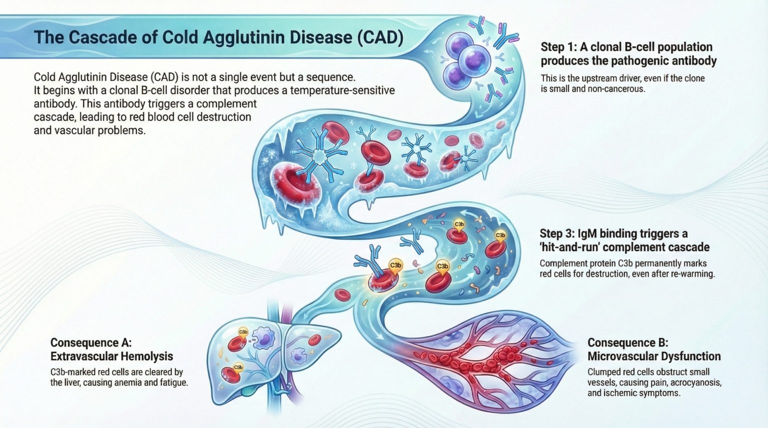 Pathophysiology of Cold Agglutinin Disease • The Blood Project